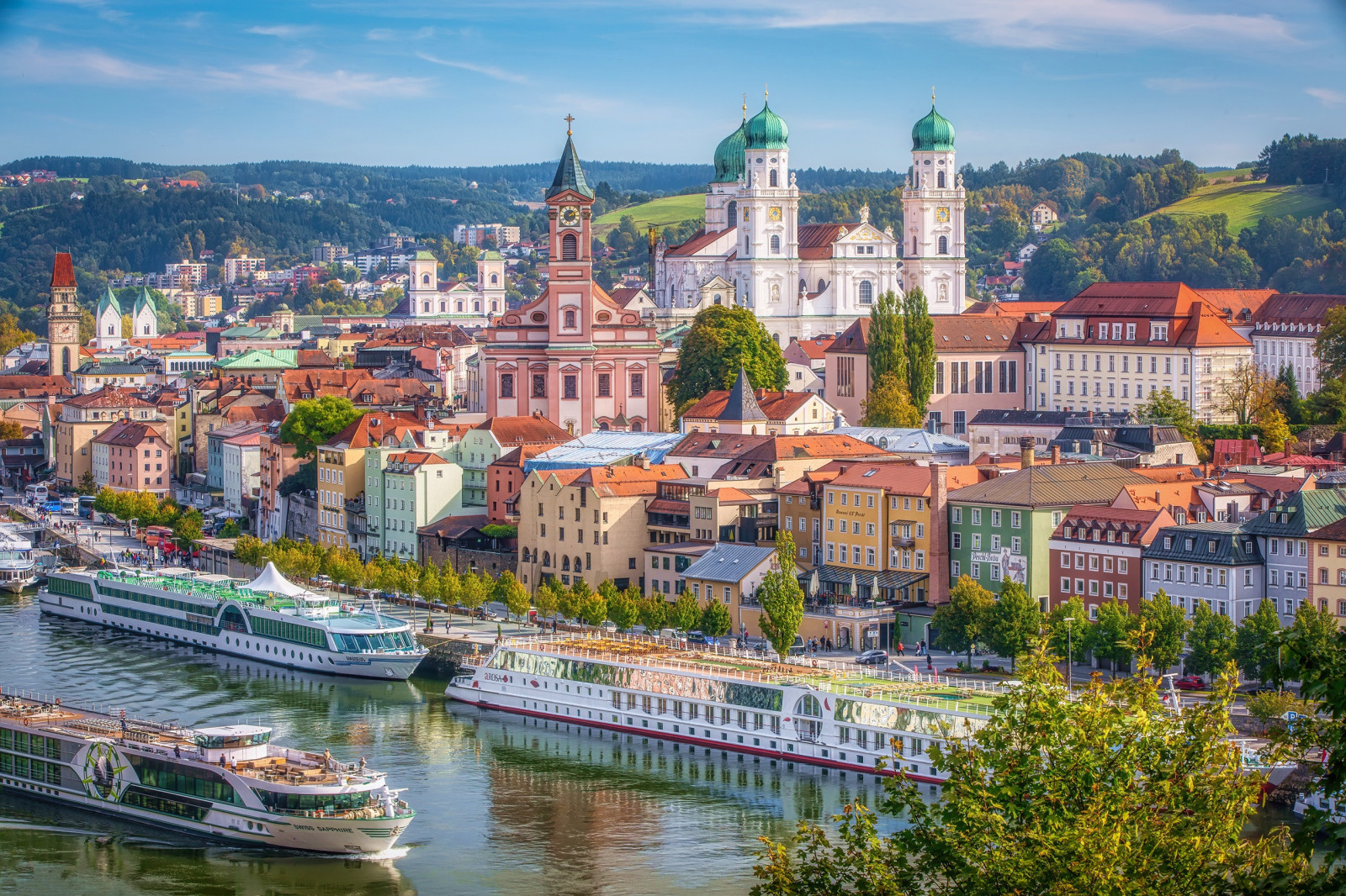 Baggrunde : Passau City, bybilledet, by, Bayern 2550x1700 ...