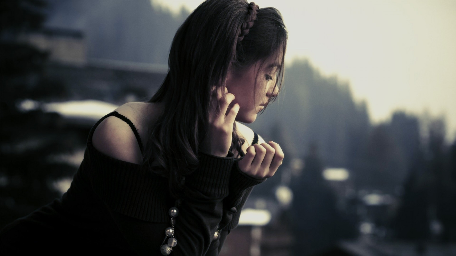 Wallpaper Face Black Women Model Looking Away Fashion Emotion