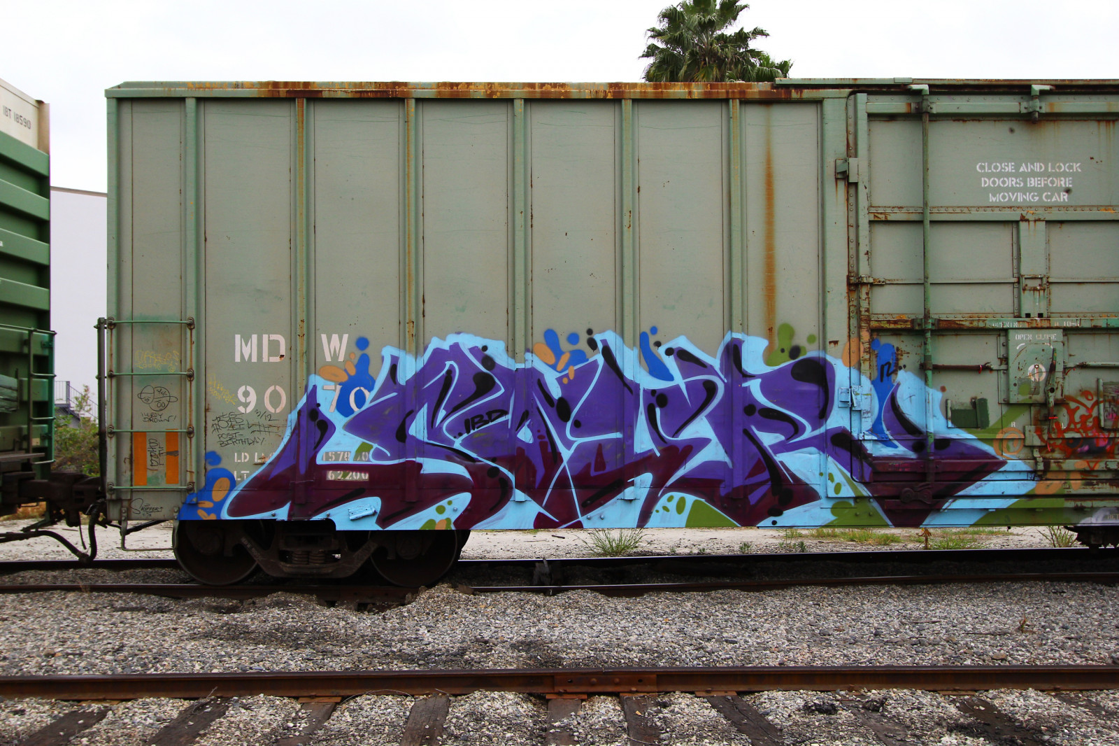 Graffiti Train Yard