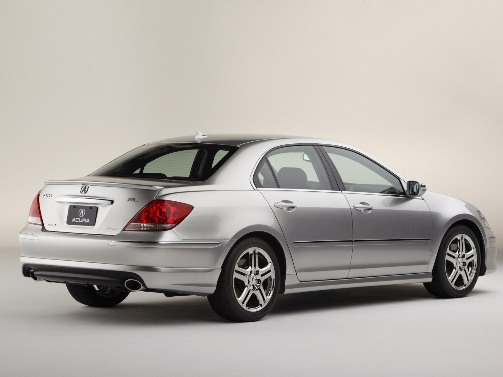 Wallpaper : acura, RL, gray metallic, rear view, style, car 2048x1536 ...