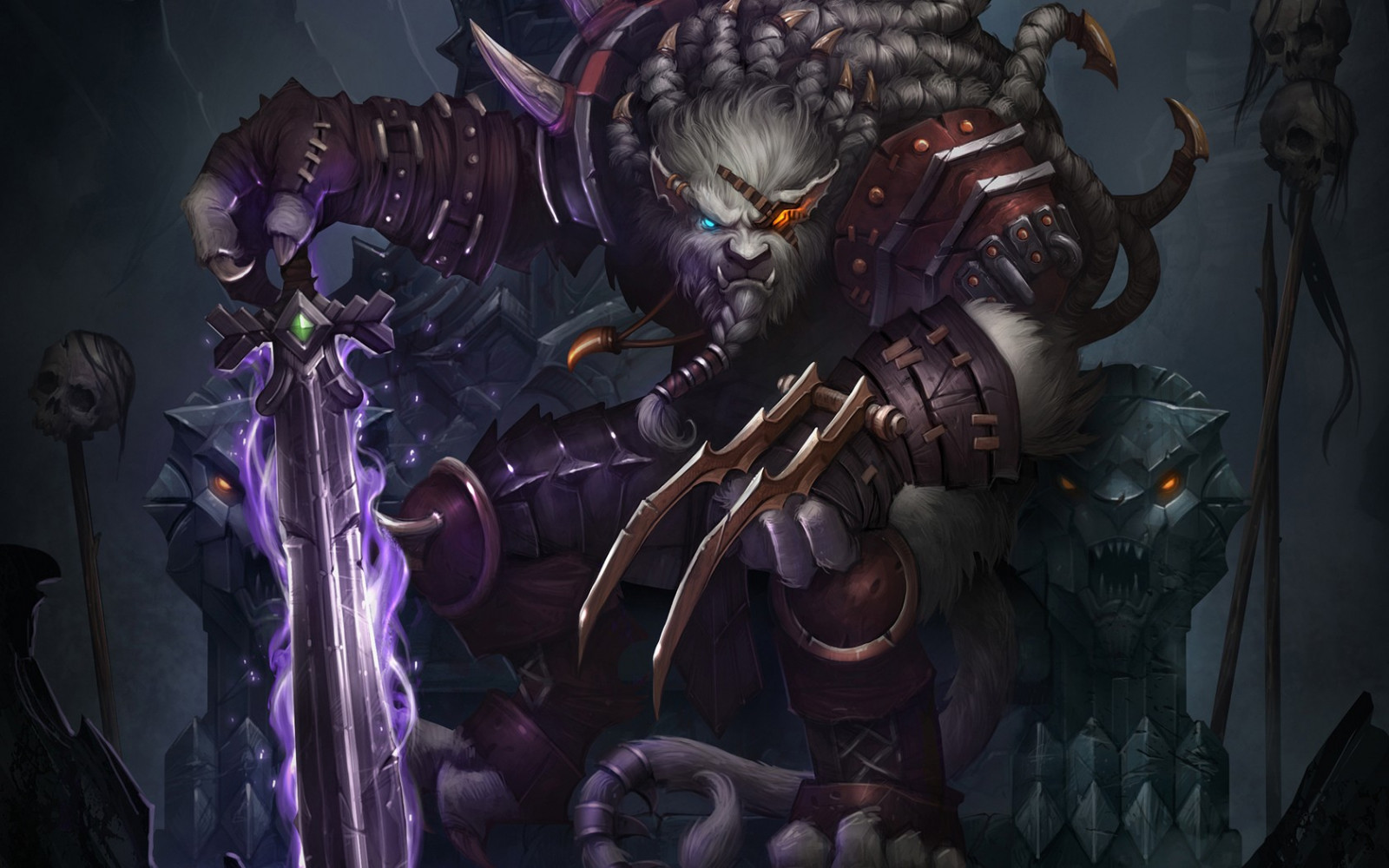 Hình Nền Anime Liên Minh Huyền Thoại Rengar Truyện Tranh Thần