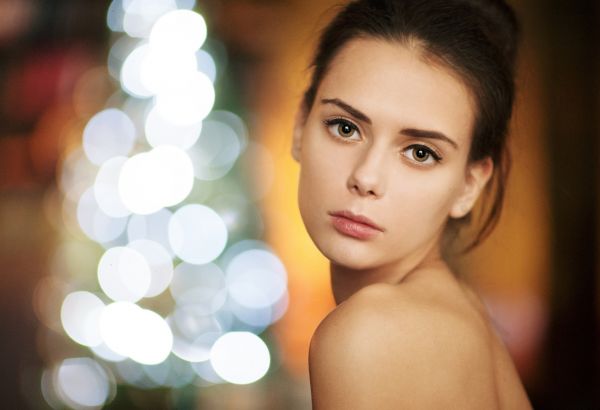 Wallpaper Bare Shoulders Portrait Mikhail Azarov Face Profile