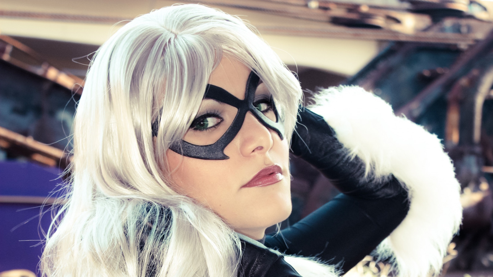 Wallpaper : women, model, Black Cat character 2848x1602 - aneelchaudary ...