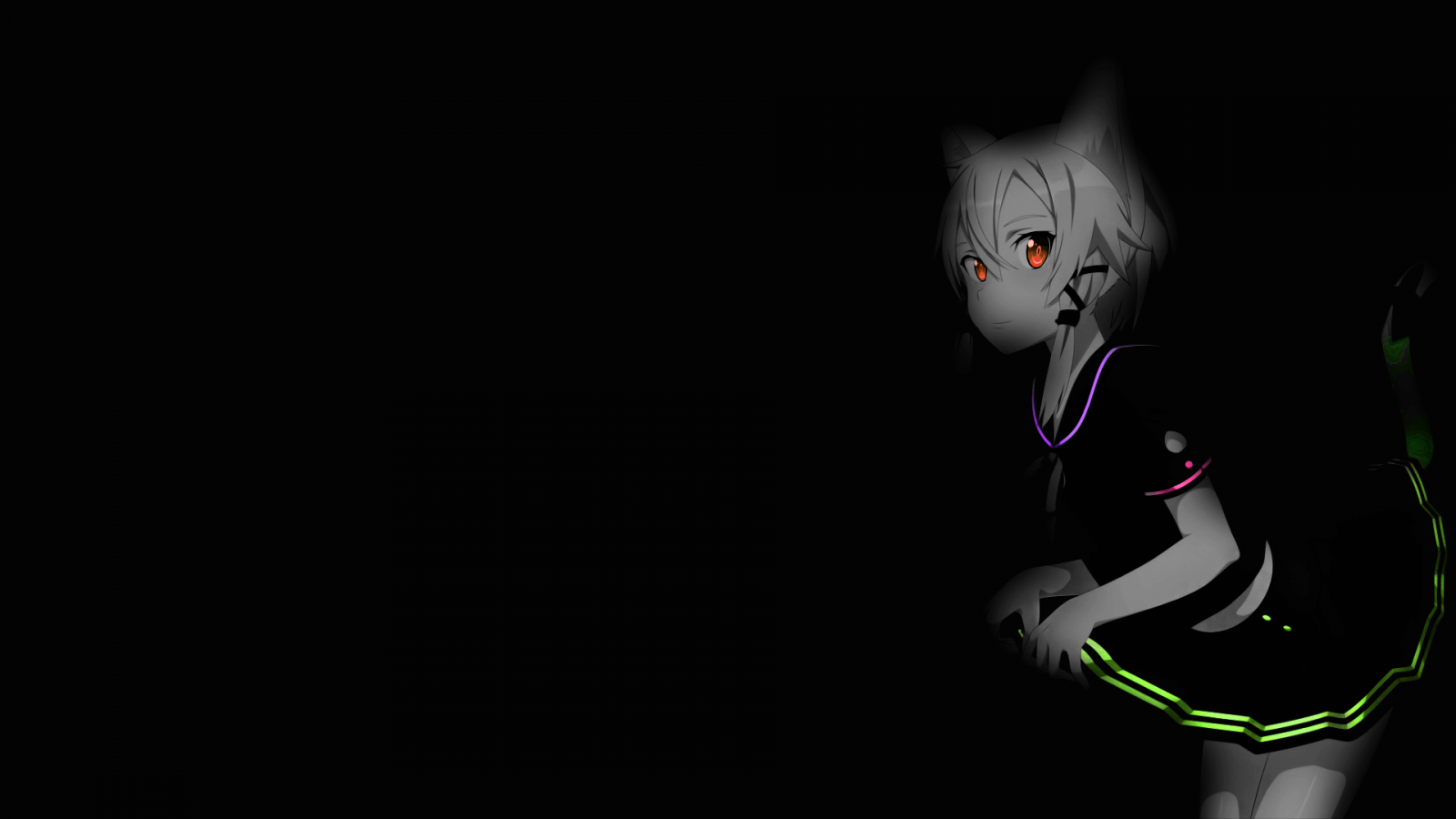 Fondos De Pantalla Colorante Selectivo Chicas Anime Anime