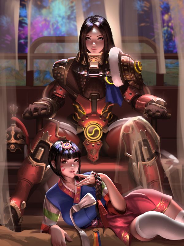 Wallpaper D Va Overwatch Blizzard Entertainment Video Games Video Game Characters Video