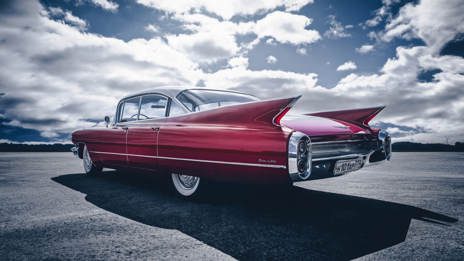 Wallpaper : Oldtimer, oldtimers, car, red cars, Cadillac de Ville ...