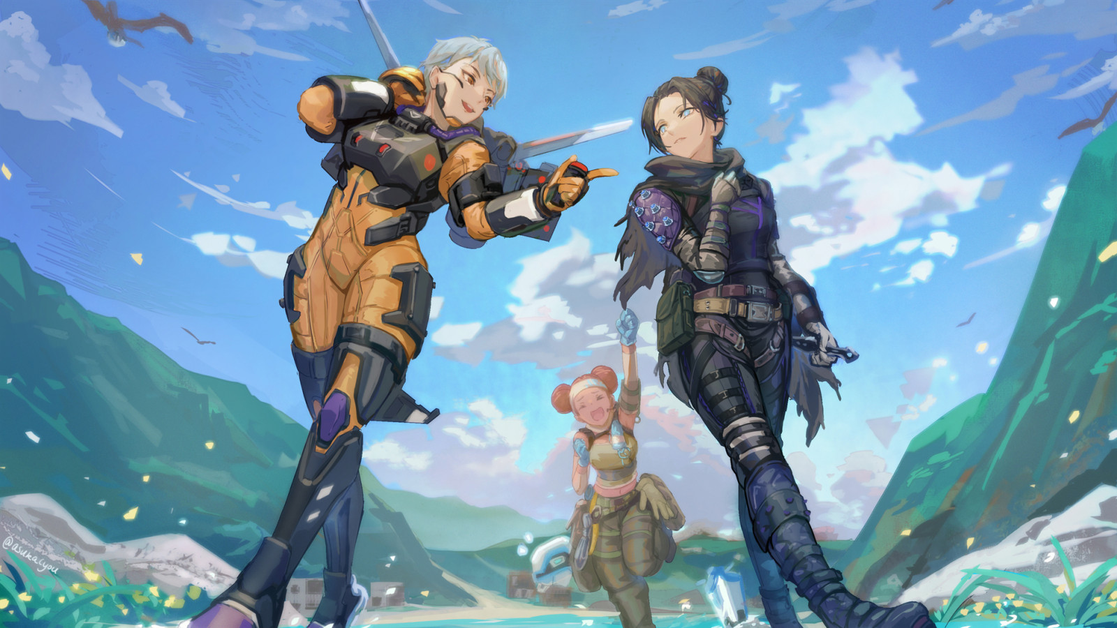 Tapety : Apex Legends, Valkyrie Apex Legends, Wraith Apex Legends ...