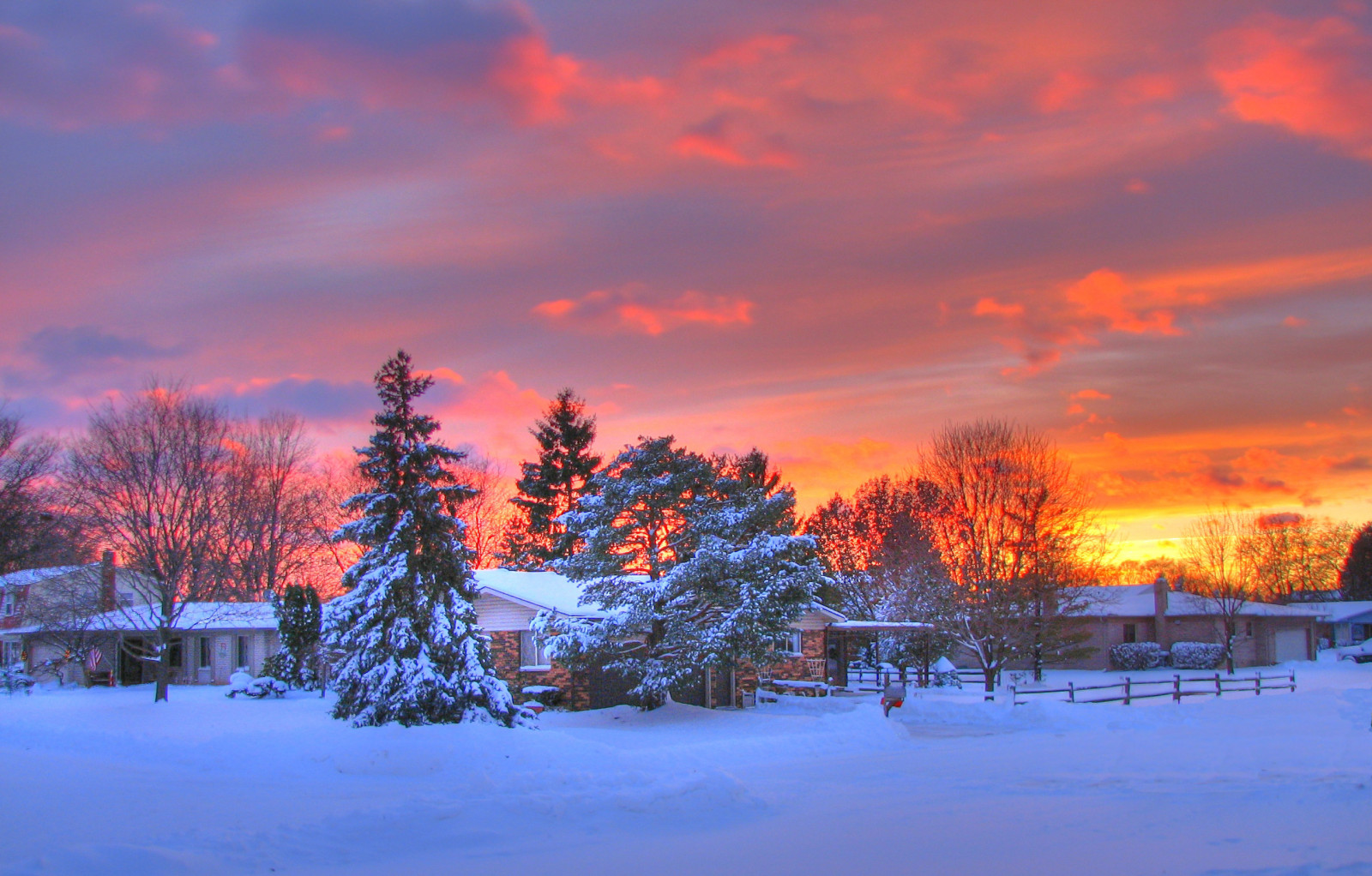 Sfondi : luce del sole, paesaggio, tramonto, natura, la neve, inverno ...