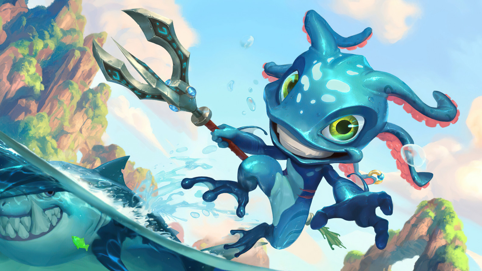 Wallpaper : Fizz League of Legends, Legends of Runeterra, video games ...