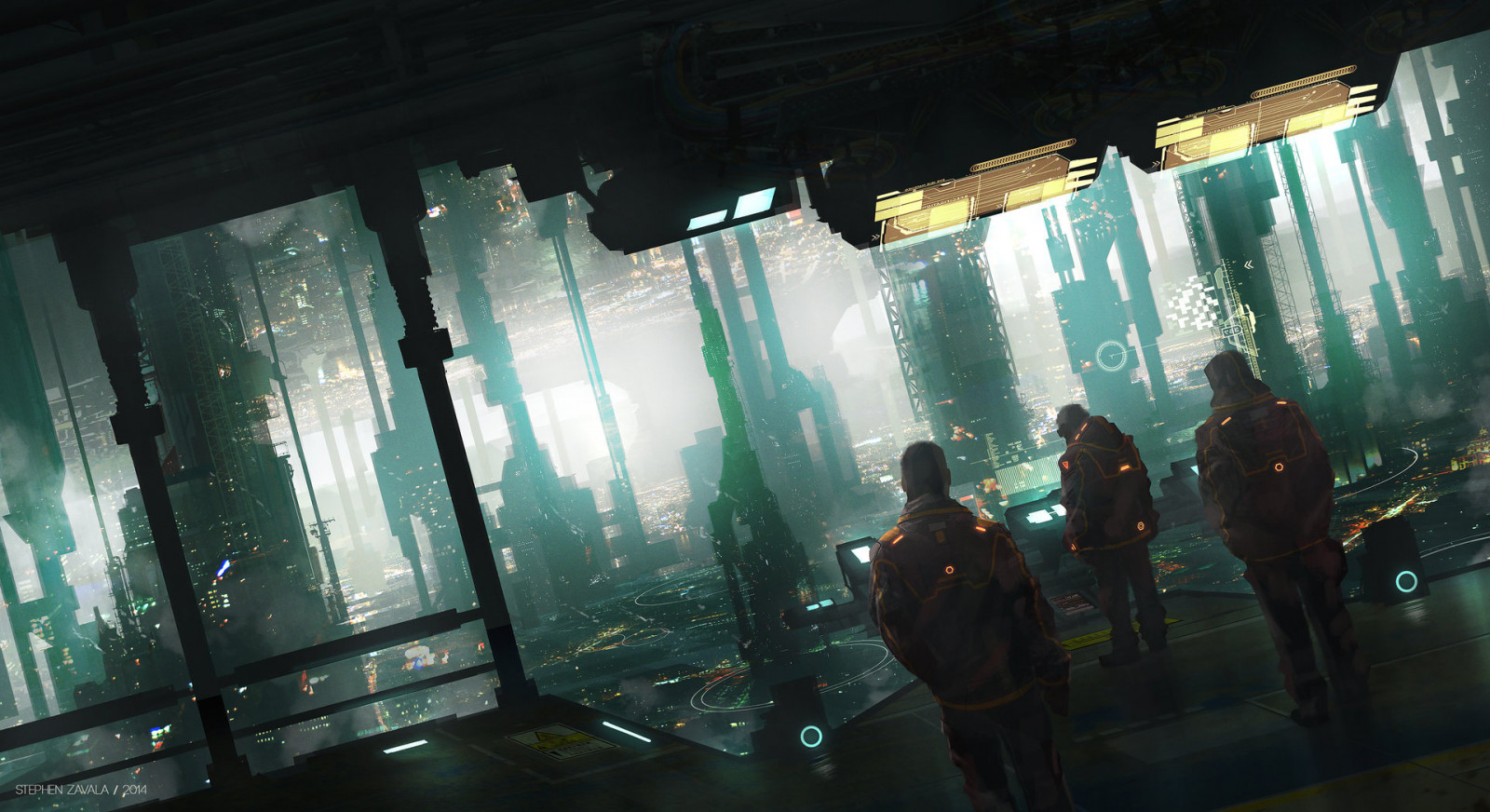 Wallpaper : science fiction, cyberpunk, fantasy art, cyber, digital art ...