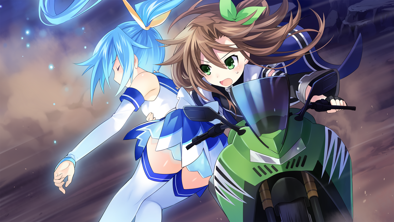 วอลเปเปอร์ : สาวอะนิเมะ, Hyperdimension Neptunia, Superdimension ...