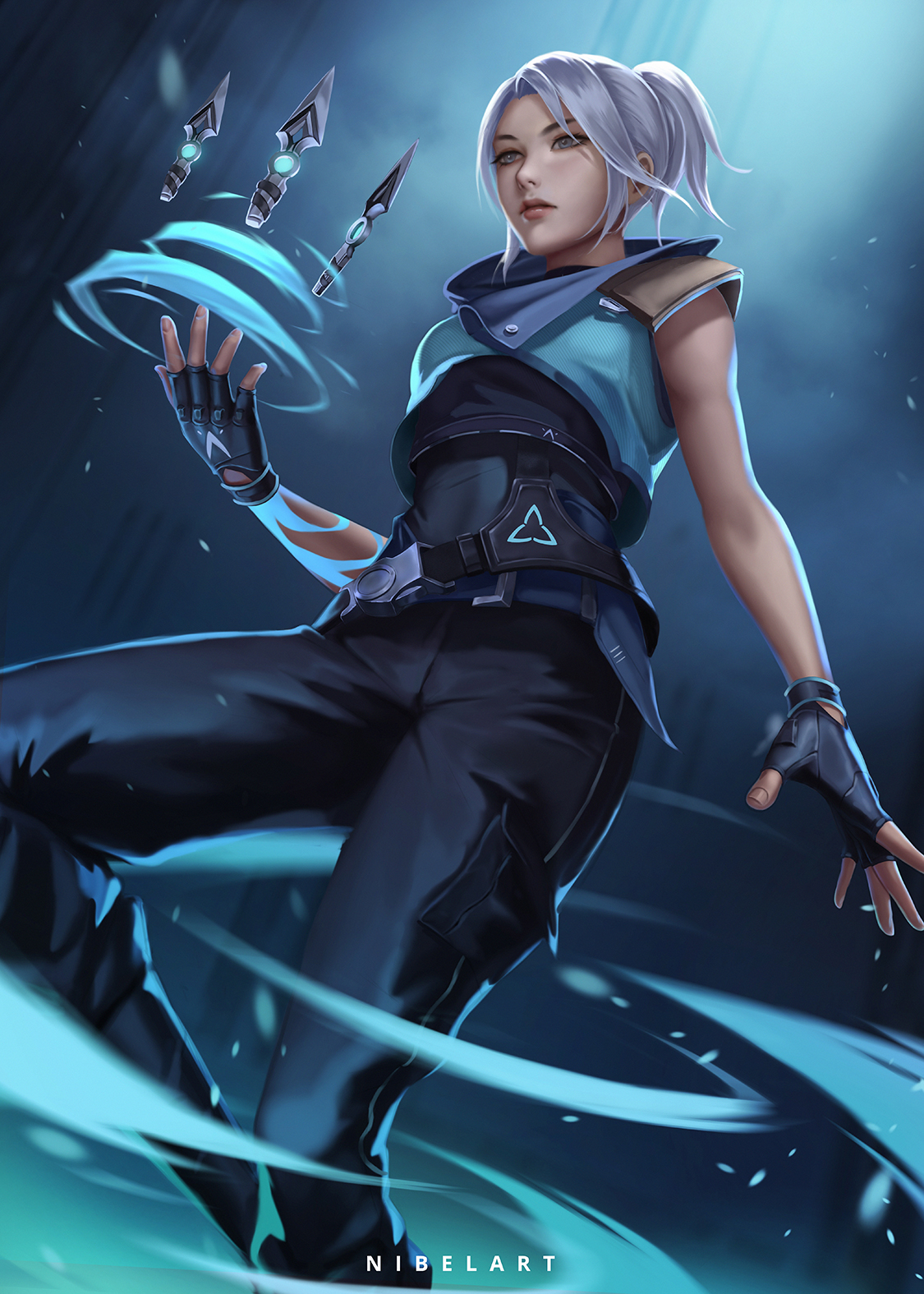 Wallpaper : Jett Valorant, fan art, DeviantArt, NibelArt 1125x1575 ...