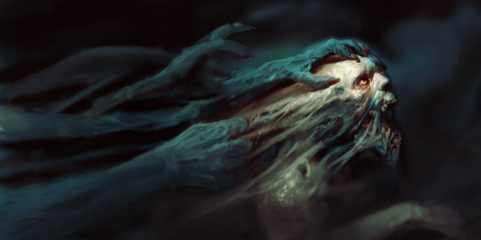 배경 화면 : 어두운, 두개골, 지옥, 절망, 어둠, 스크린 샷, 가상의 인물, 닫다, 특수 효과, 매크로 사진 1600x800 ...