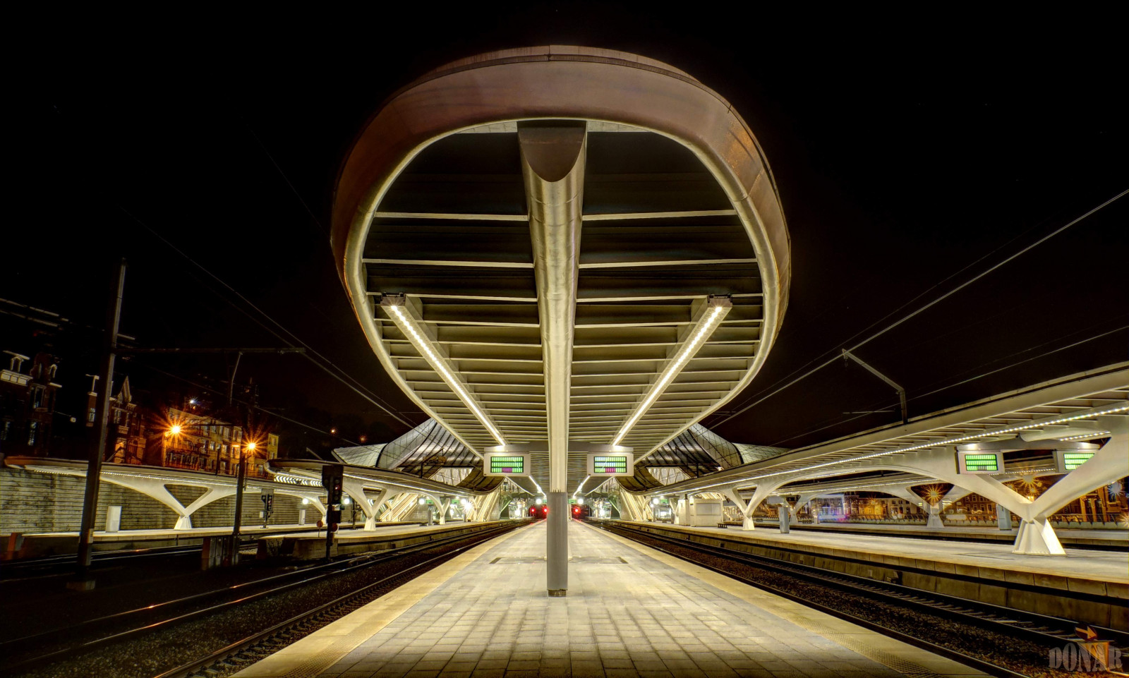 Tapety : město, longexposure, noc, vlakové nádraží, HDR, vazal ...