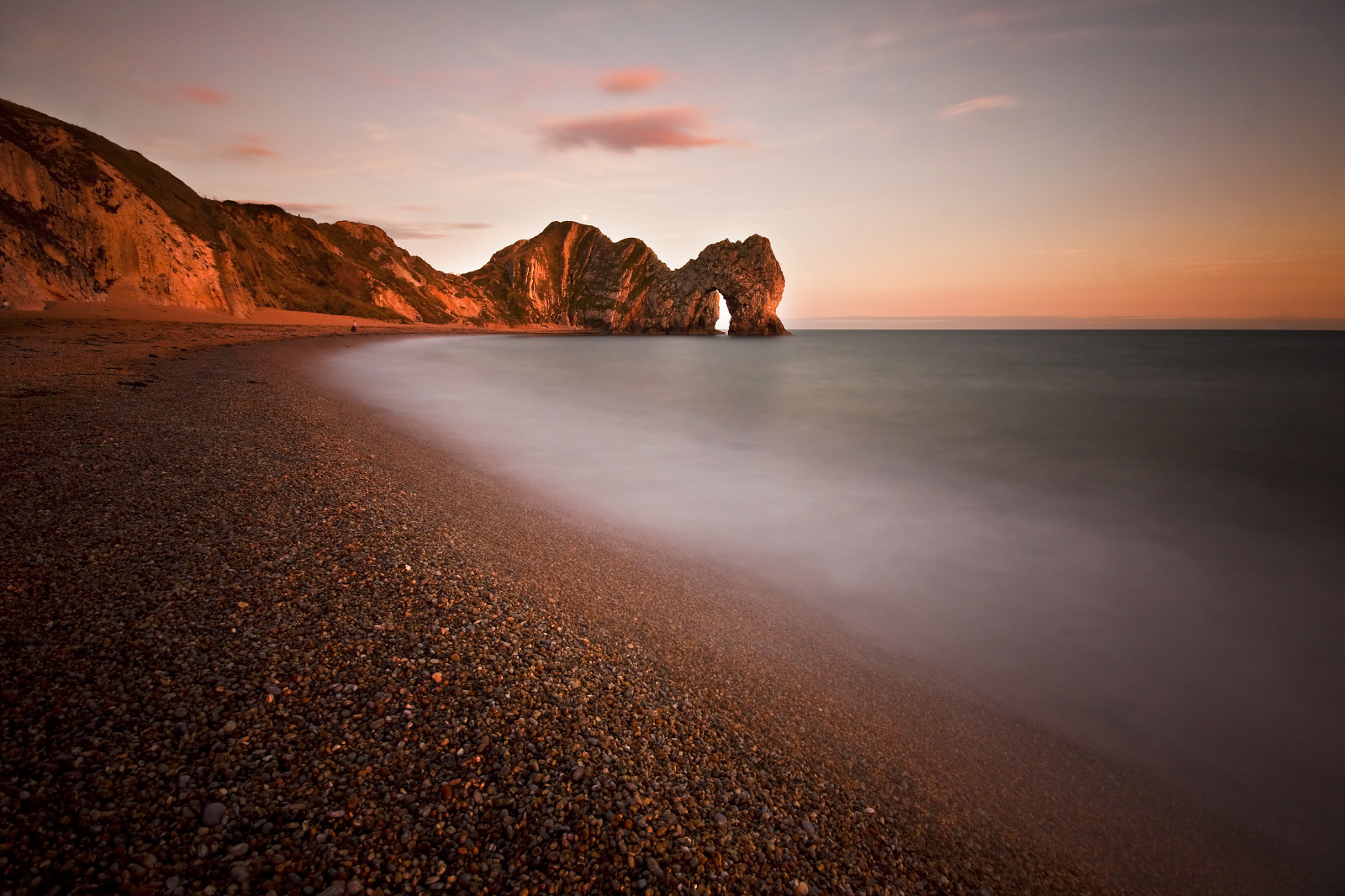 Wallpaper : horizon, sky, sea, shore, headland, coast, sunset, cliff ...