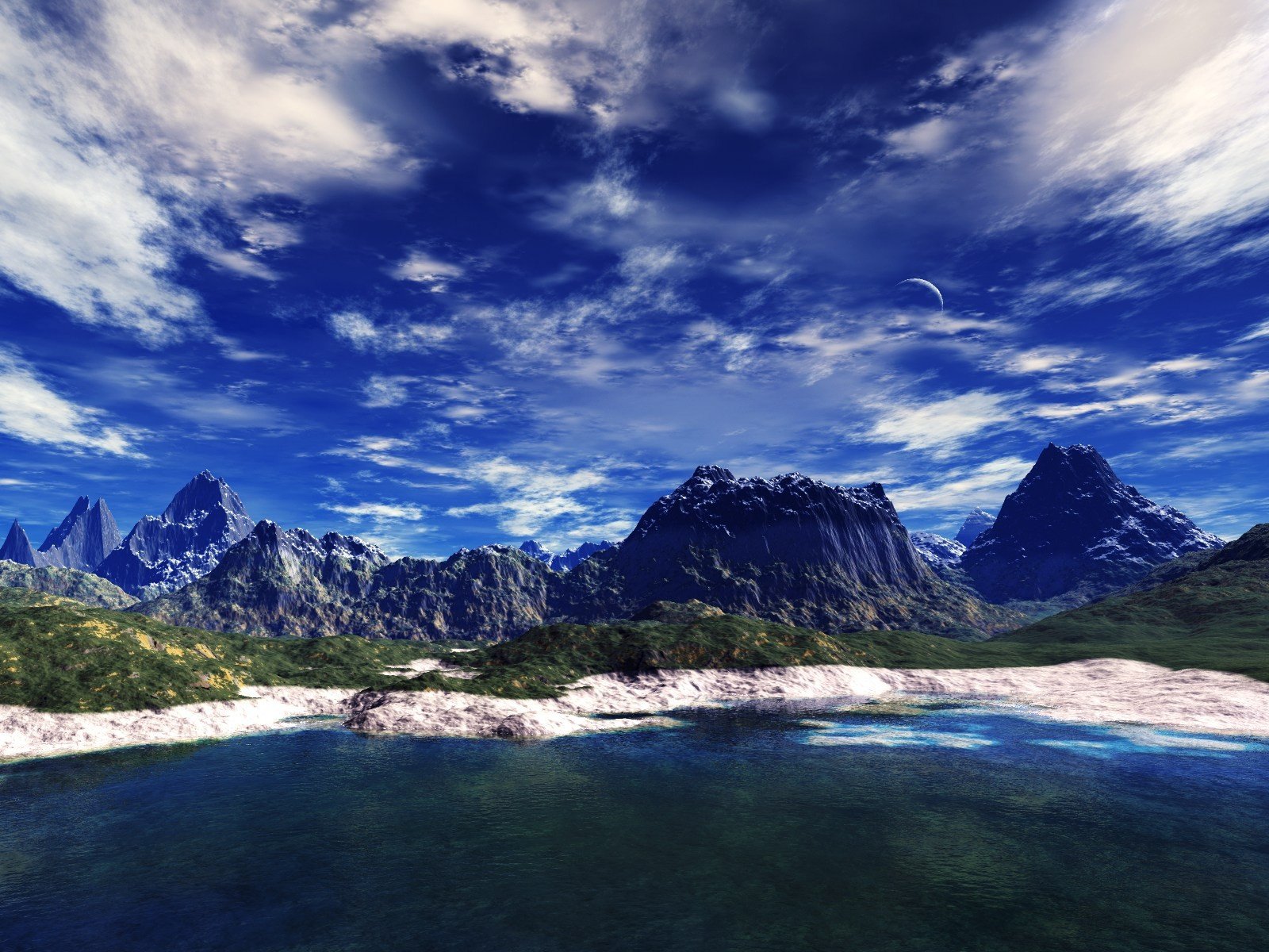 Wallpaper : 1600x1200 px, 3D, landscapes, view 1600x1200 - 4kWallpaper ...