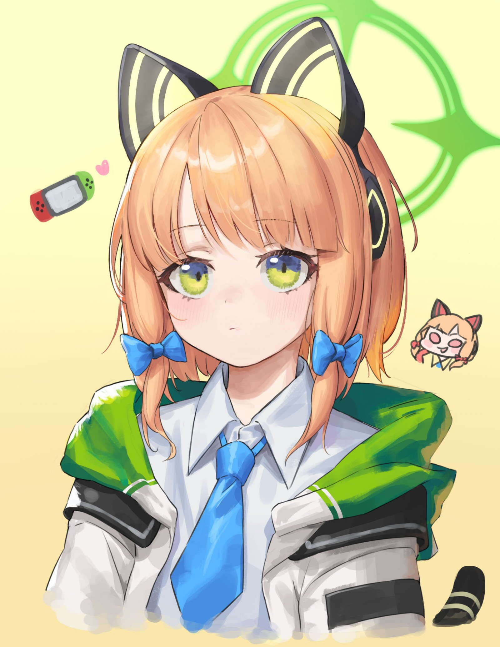 Wallpaper Ear Anime Girls Cat Ears Cat Girl Nintendo Switch