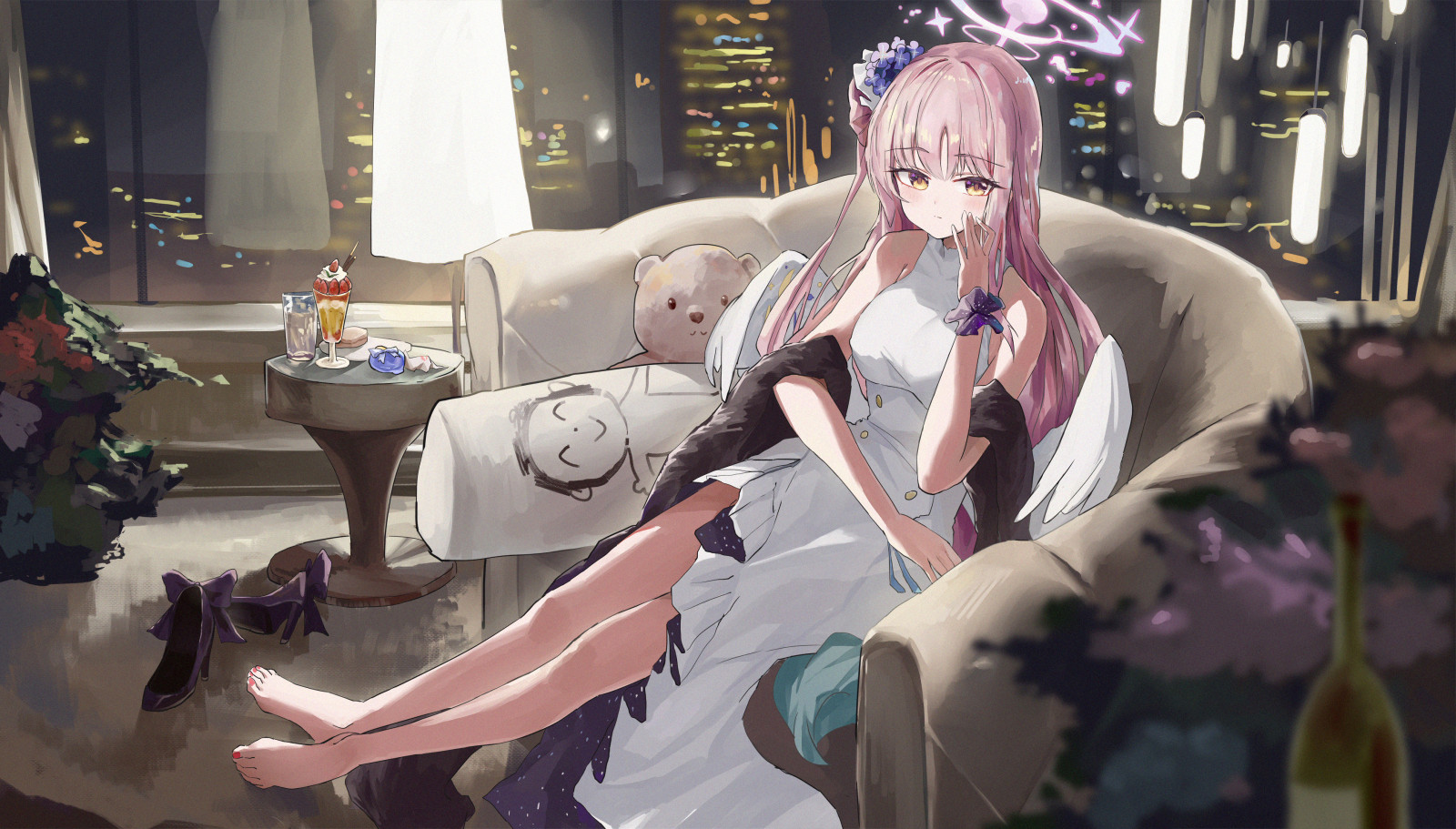 Wallpaper Anime Girls 3703x2110 Inrro 2282056 Hd Wallpapers Wallhere