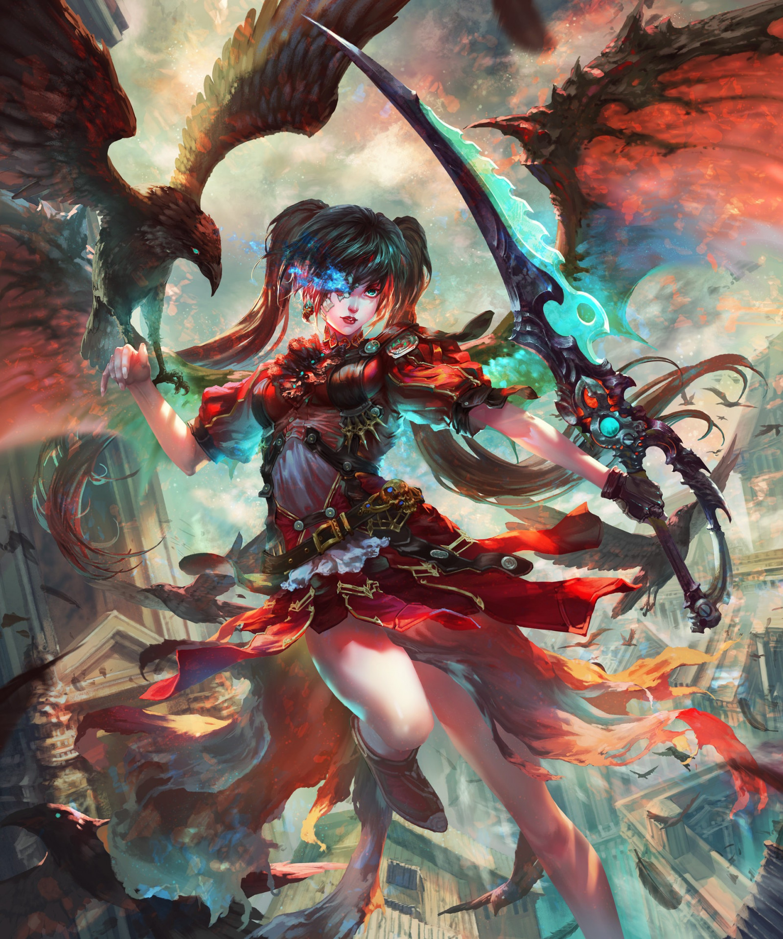 Masaüstü : Illüstrasyon, Anime girls, Çizgi romanlar, Mitoloji ...