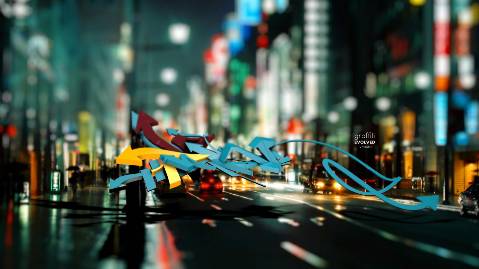 Urban City Art Graffiti