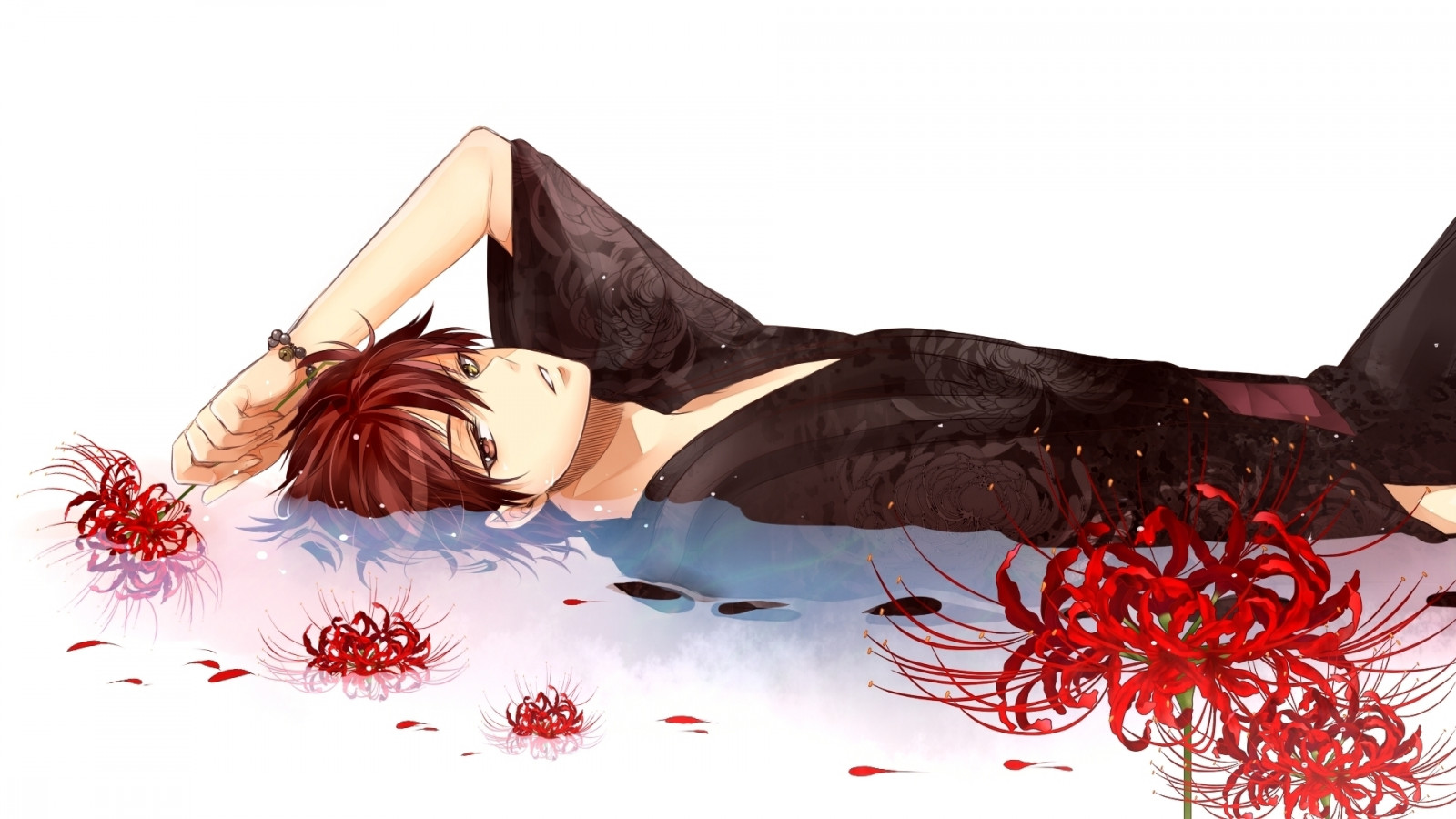 Wallpaper : kuroko no basuke, seij r akashi, anime, boy, flowers ...