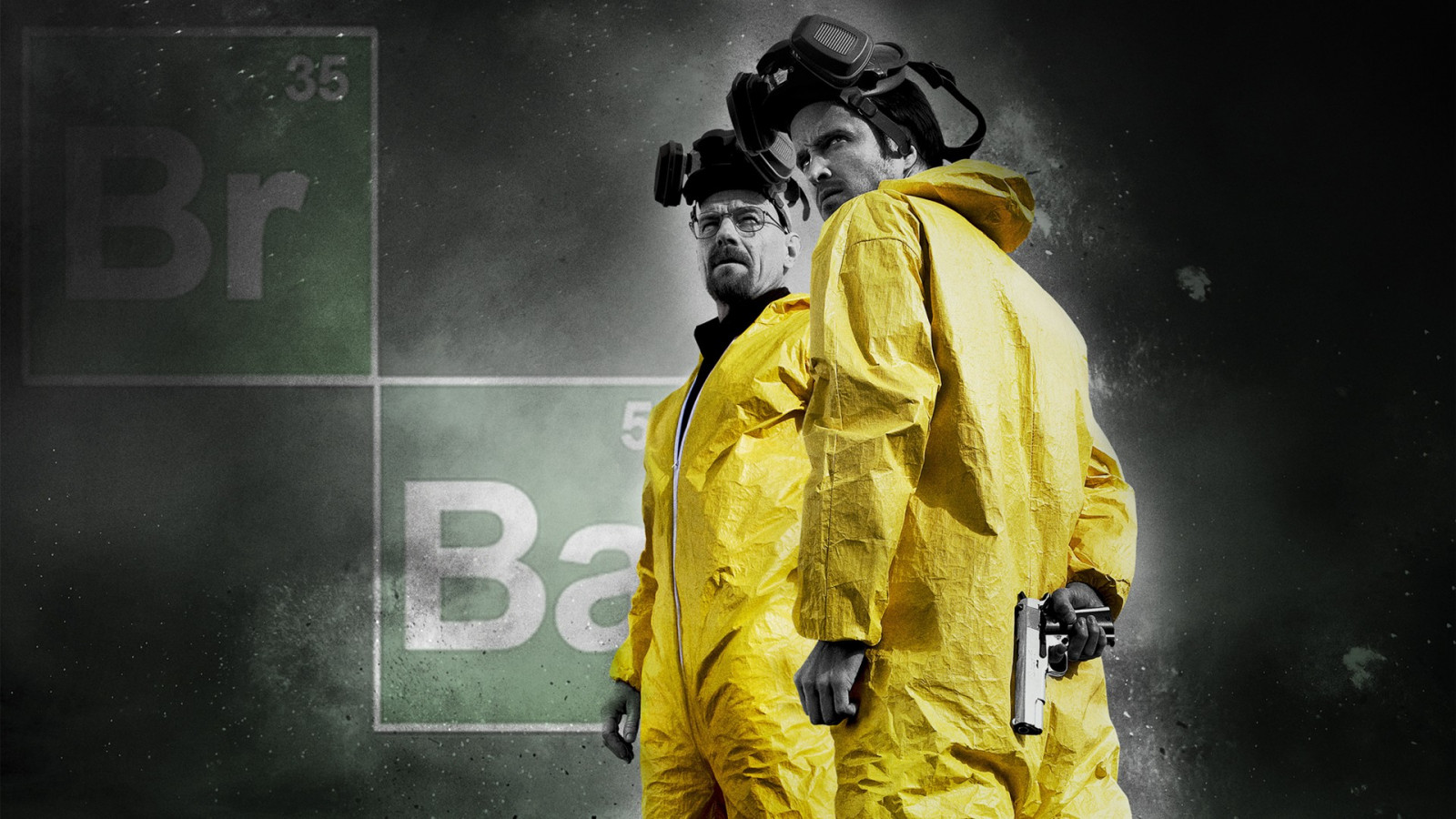 Wallpaper : illustration, selective coloring, yellow, Breaking Bad ...