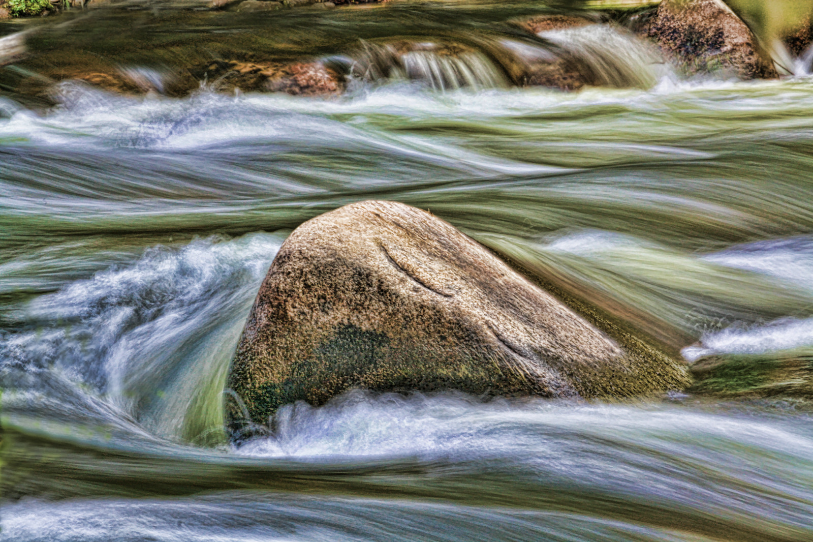 Wallpaper : longexposure, water, rock, Photoshop, Canon, river, path ...