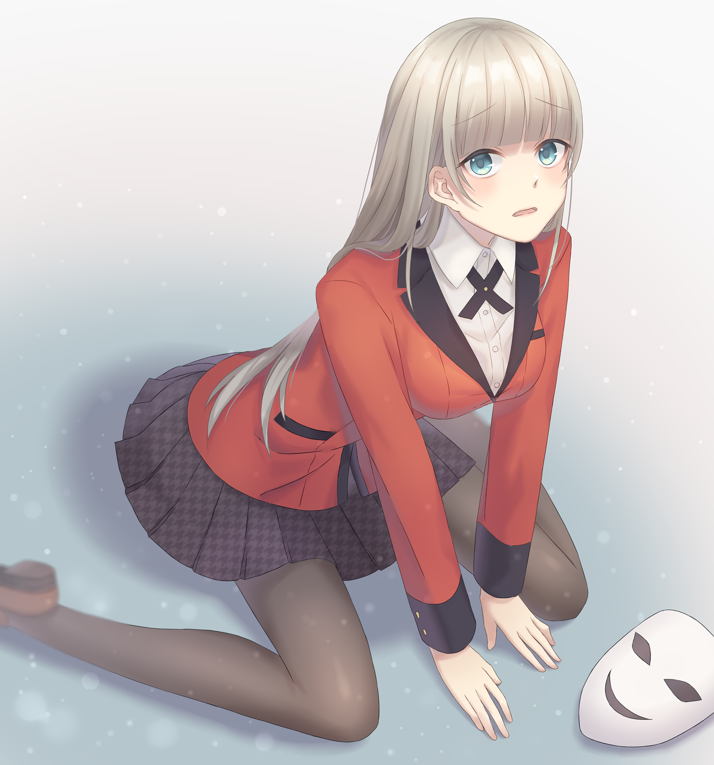 Sfondi : anime girls, Kakegurui, Ririka Momobami, capelli lunghi ...