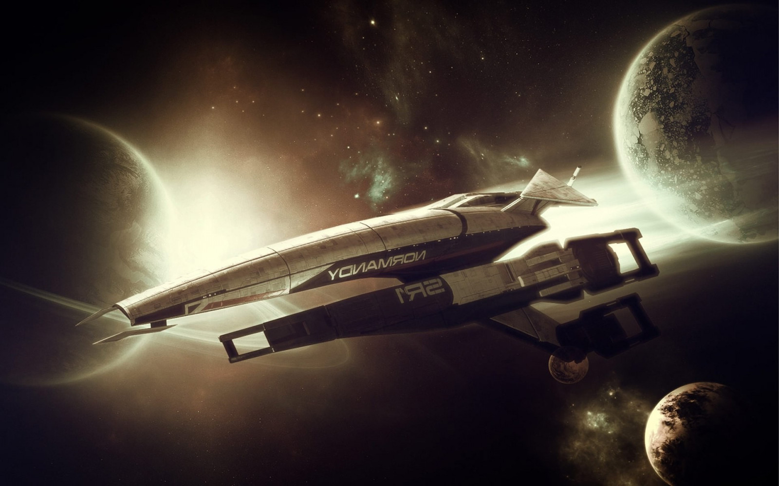วอลเปเปอร์ : 1920x1200 px, Mass Effect, normandy sr 1, สถานีอวกาศ, ยาน ...