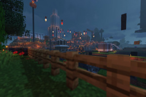 Imagini de fundal : Minecraft, gard, festivaluri, shader 1920x1080 ...