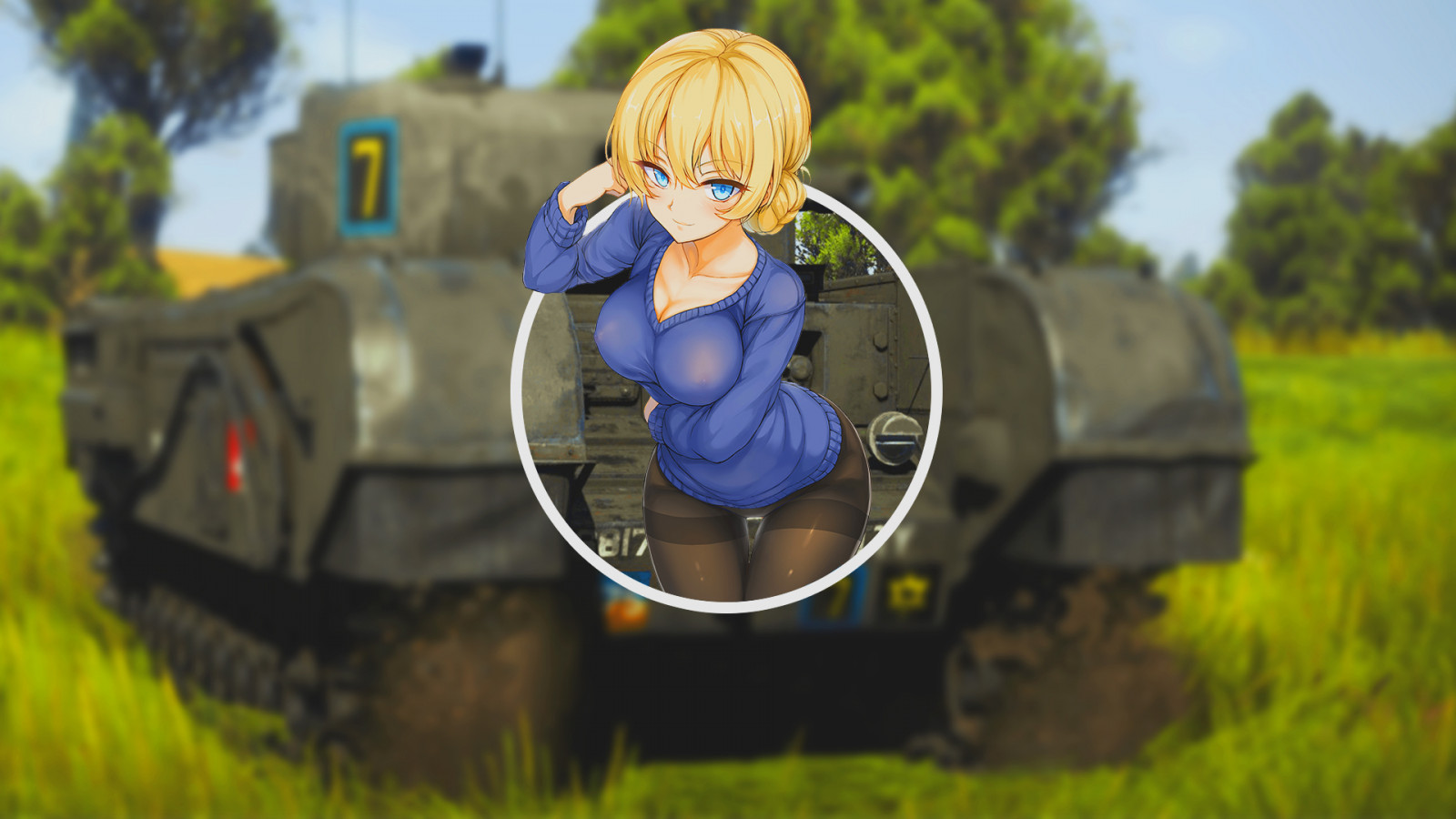 Obrázky Na Plochu Girls Und Panzer Anime Dievčatá Darjeeling 2919