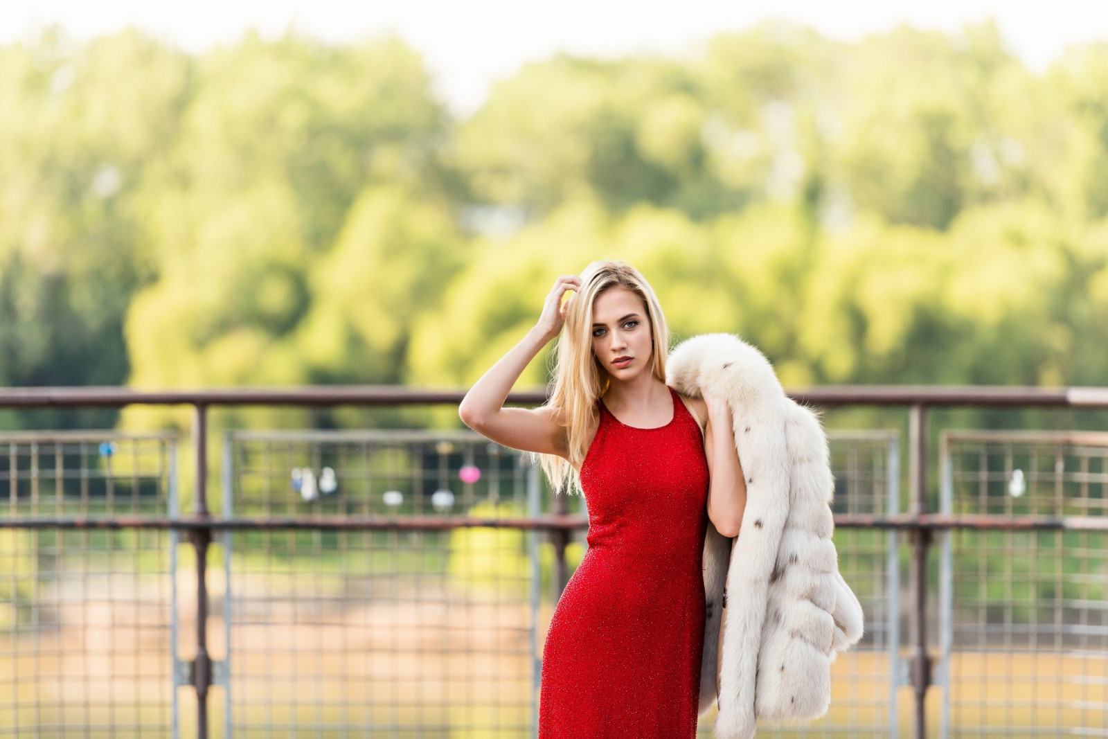 Wallpaper Face Women Outdoors Blonde Depth Of Field Straight Hair