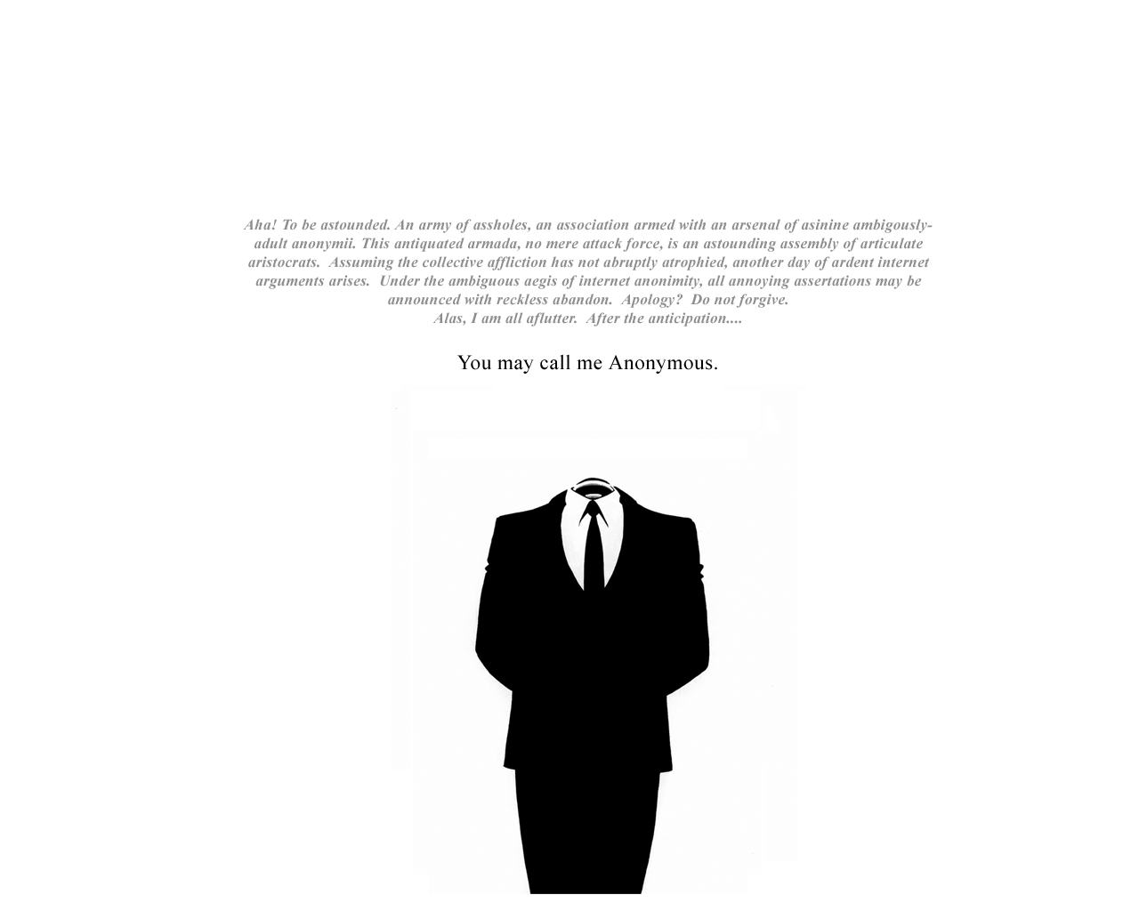 Wallpaper : Anonymous, text, monochrome 1280x1024 - RenanBan - 1363529 ...