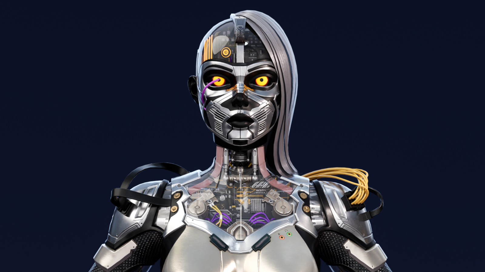 Wallpaper : Mirai, robot, cyborg 1849x1040 - xyctuk - 2235682 - HD ...