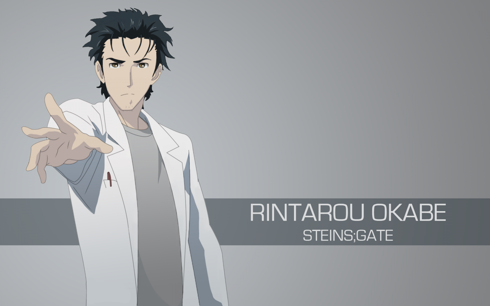Wallpaper : illustration, anime, Gentleman, Steins Gate, Okabe Rintarou ...