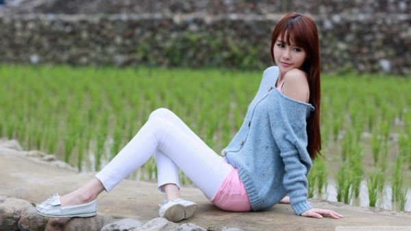 Wallpaper Women Photography Model Asian Looking Away 1920x1080