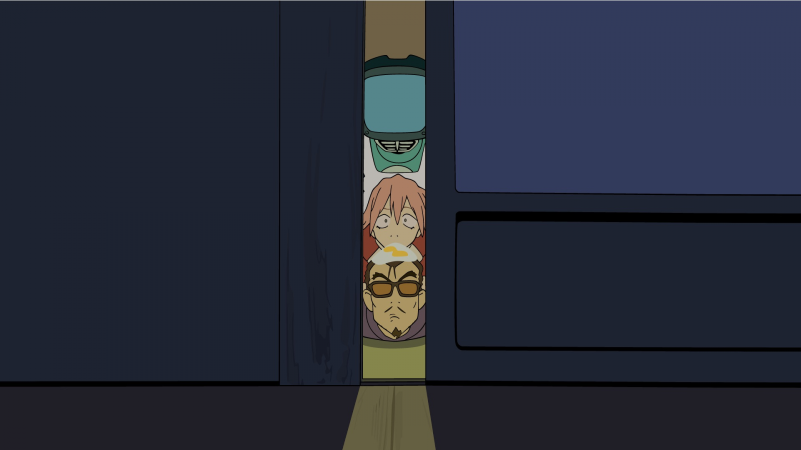 Wallpaper : text, FLCL, Haruhara Haruko, brand, Canti, design ...