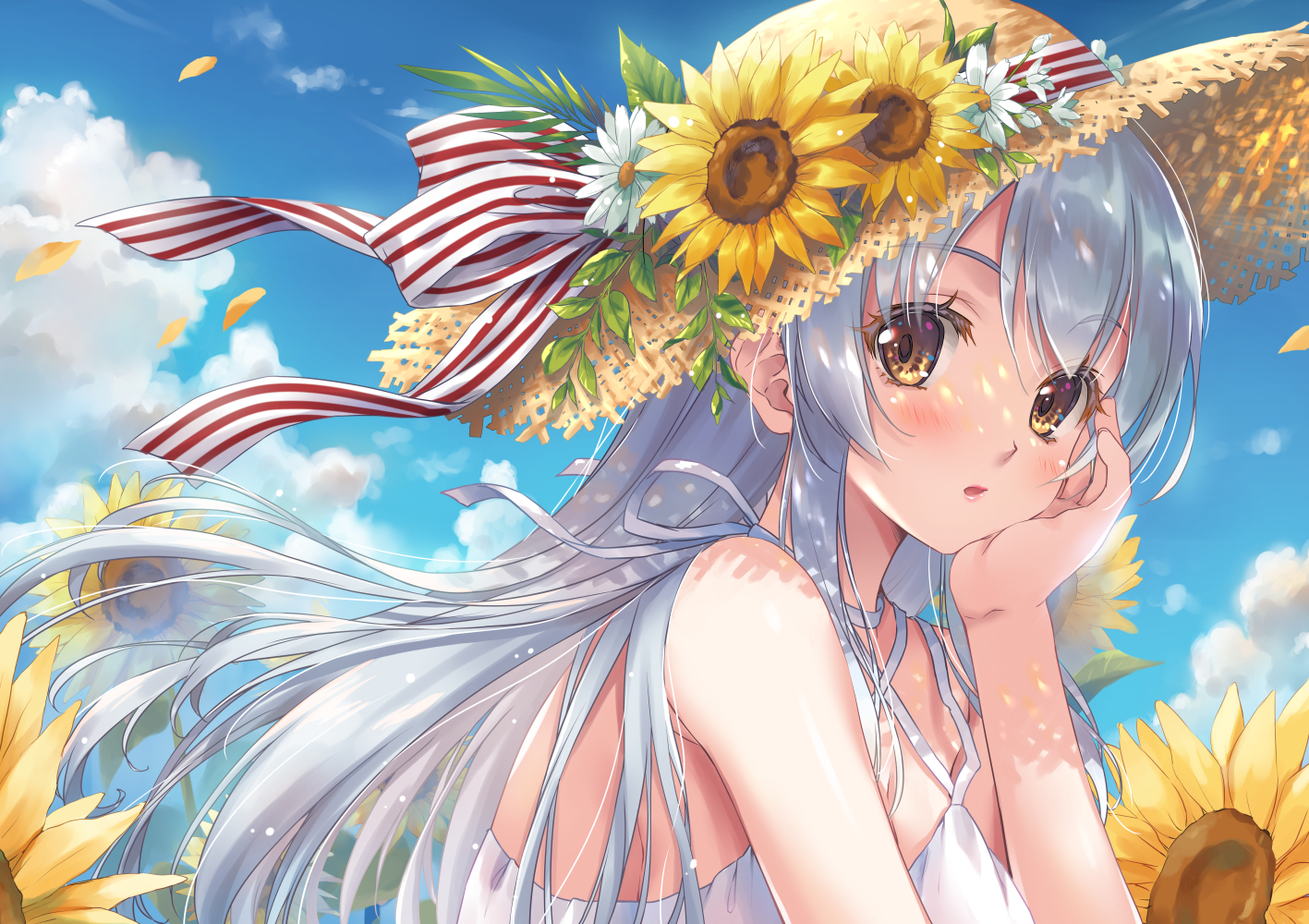 Wallpaper Anime Girls 1417x1000 Inrro 2264988 Hd Wallpapers Wallhere