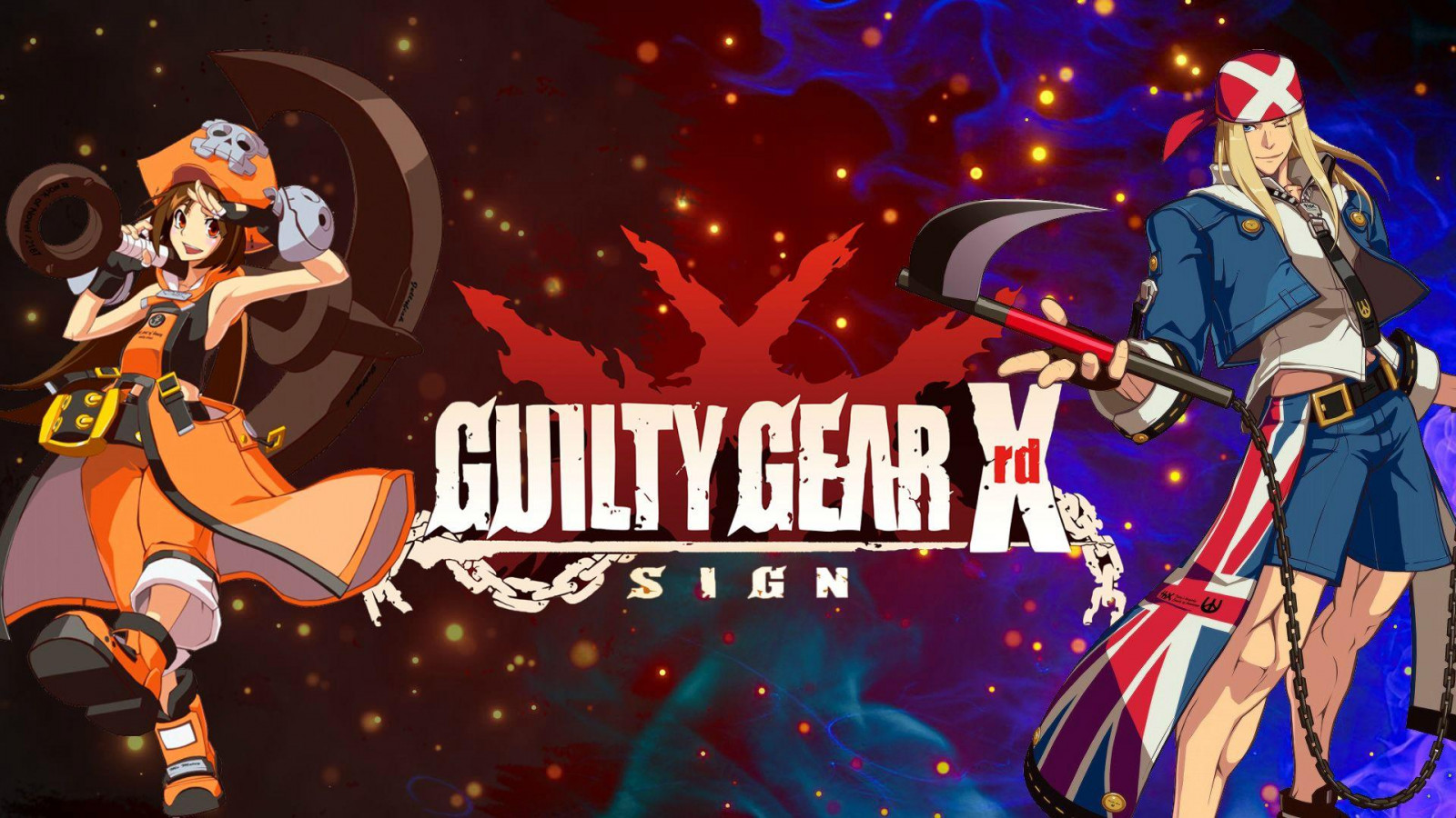 วอลเปเปอร์ : Guilty Gear Xrd, Guilty Gear, baiken, แกน, อาจ 1920x1080 ...