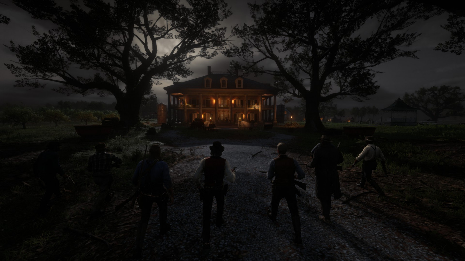 Bakgrundsbilder : växt, byggnad, träd, hus, midnatt, landskap, himmel ...