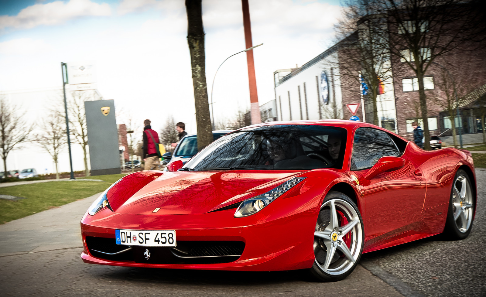 Bakgrundsbilder : röd, sportbil, Hamburg, kupé, prestanda bil, Ferrari ...