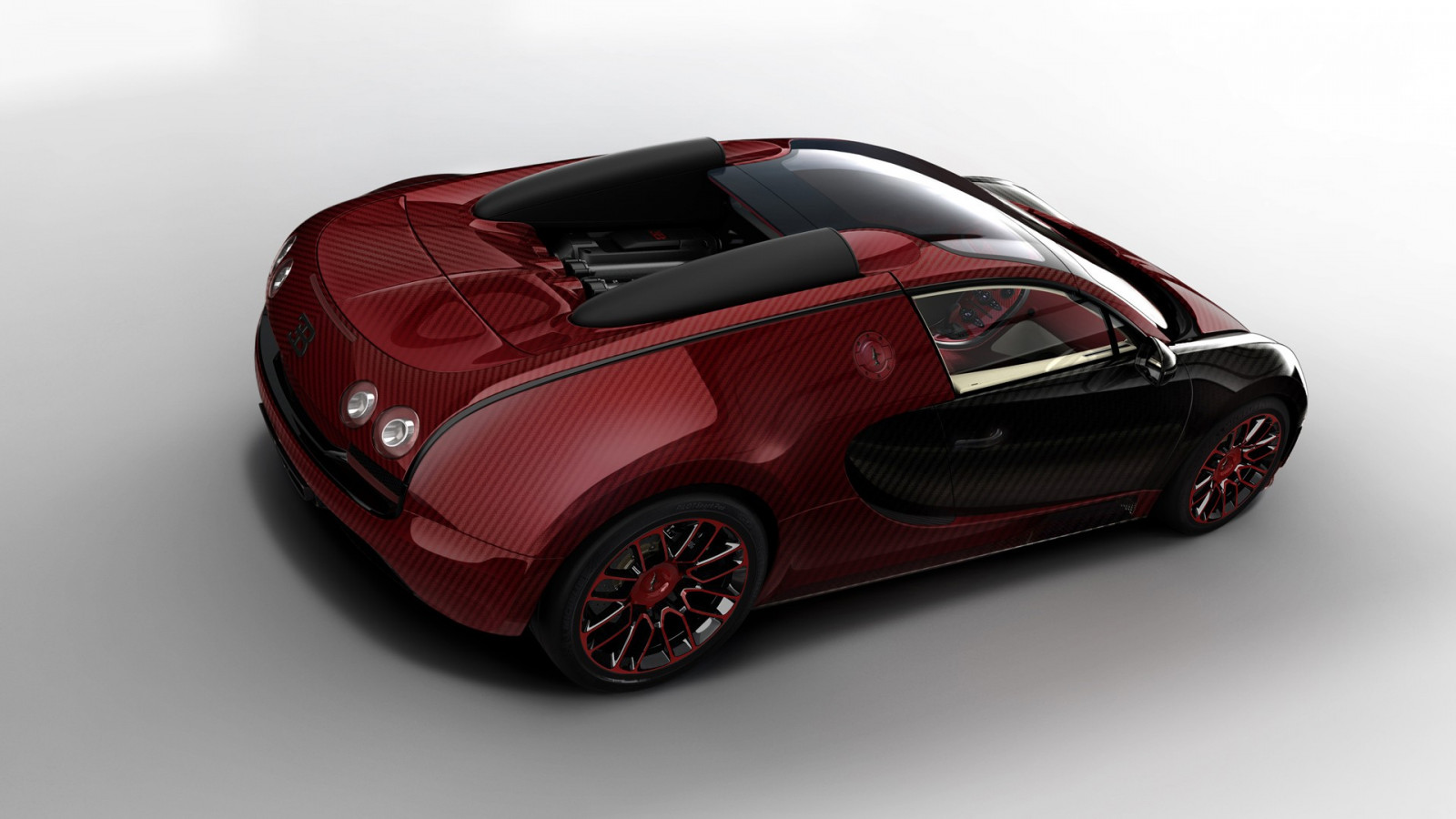 Wallpaper : mobil merah, Mobil sport, Bugatti Veyron, supercar ...