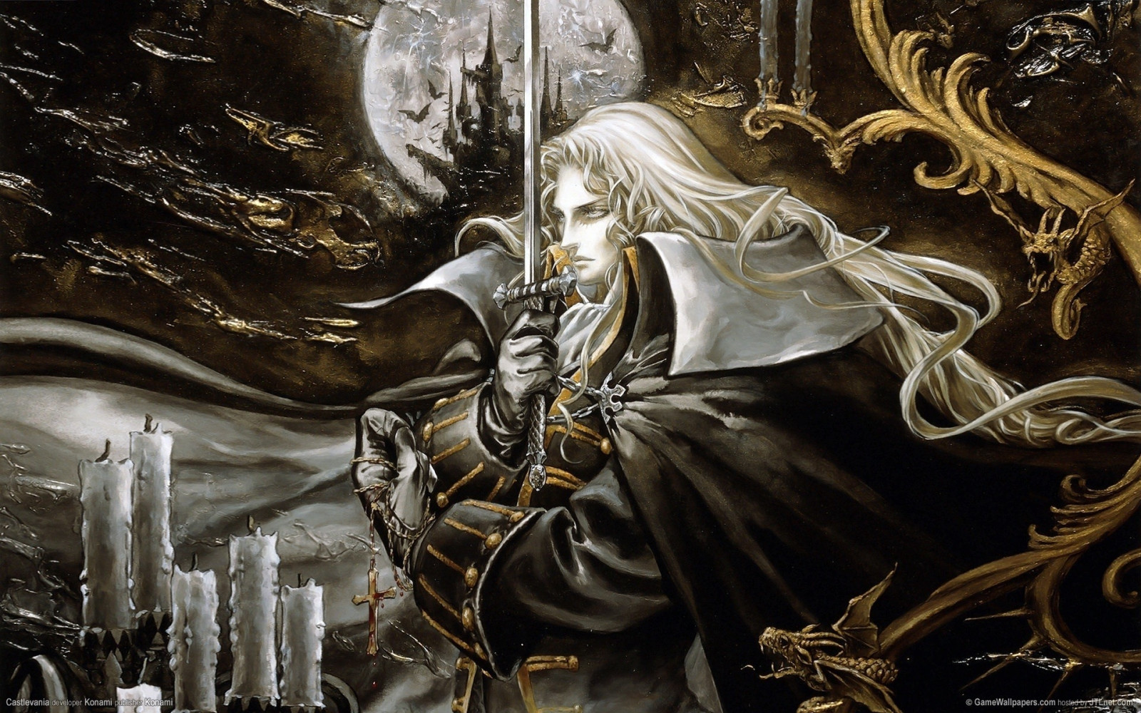 Tapety : rycerz, miecz, mitologia, Castlevania, SZTUKA, ciemność ...