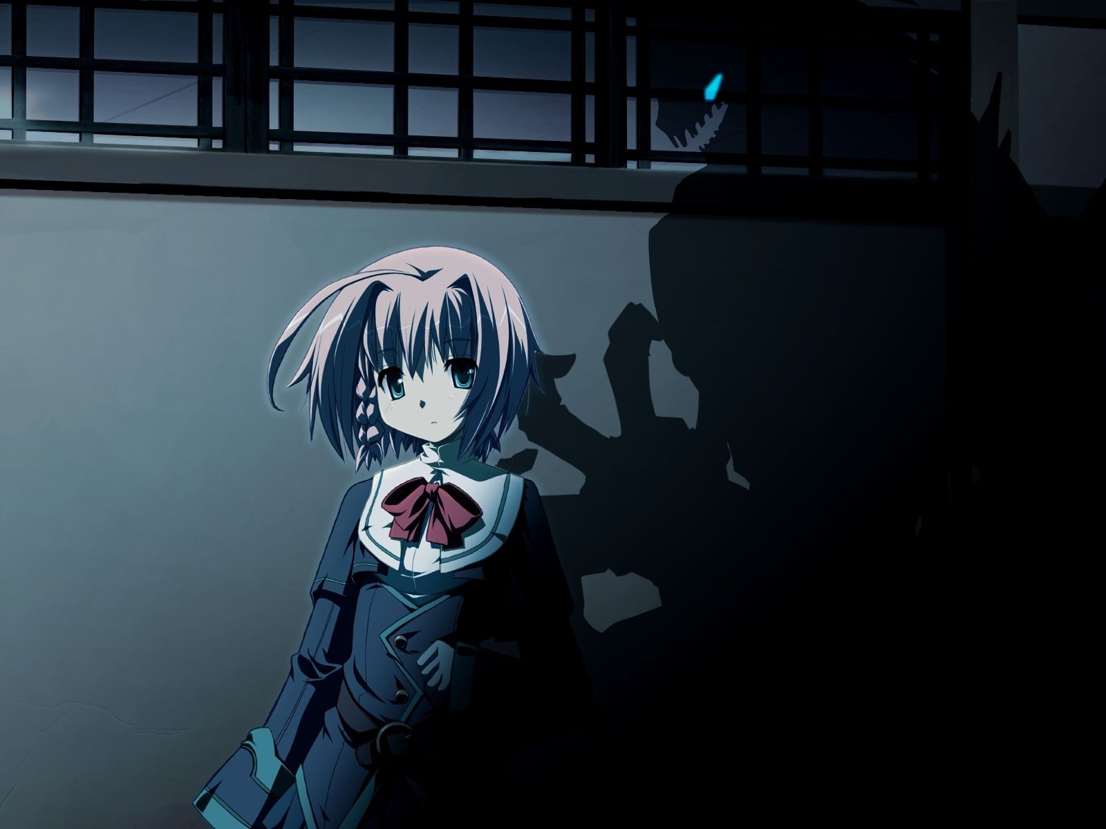 Wallpaper : dark, anime, shadow, girl, young, darkness, screenshot ...