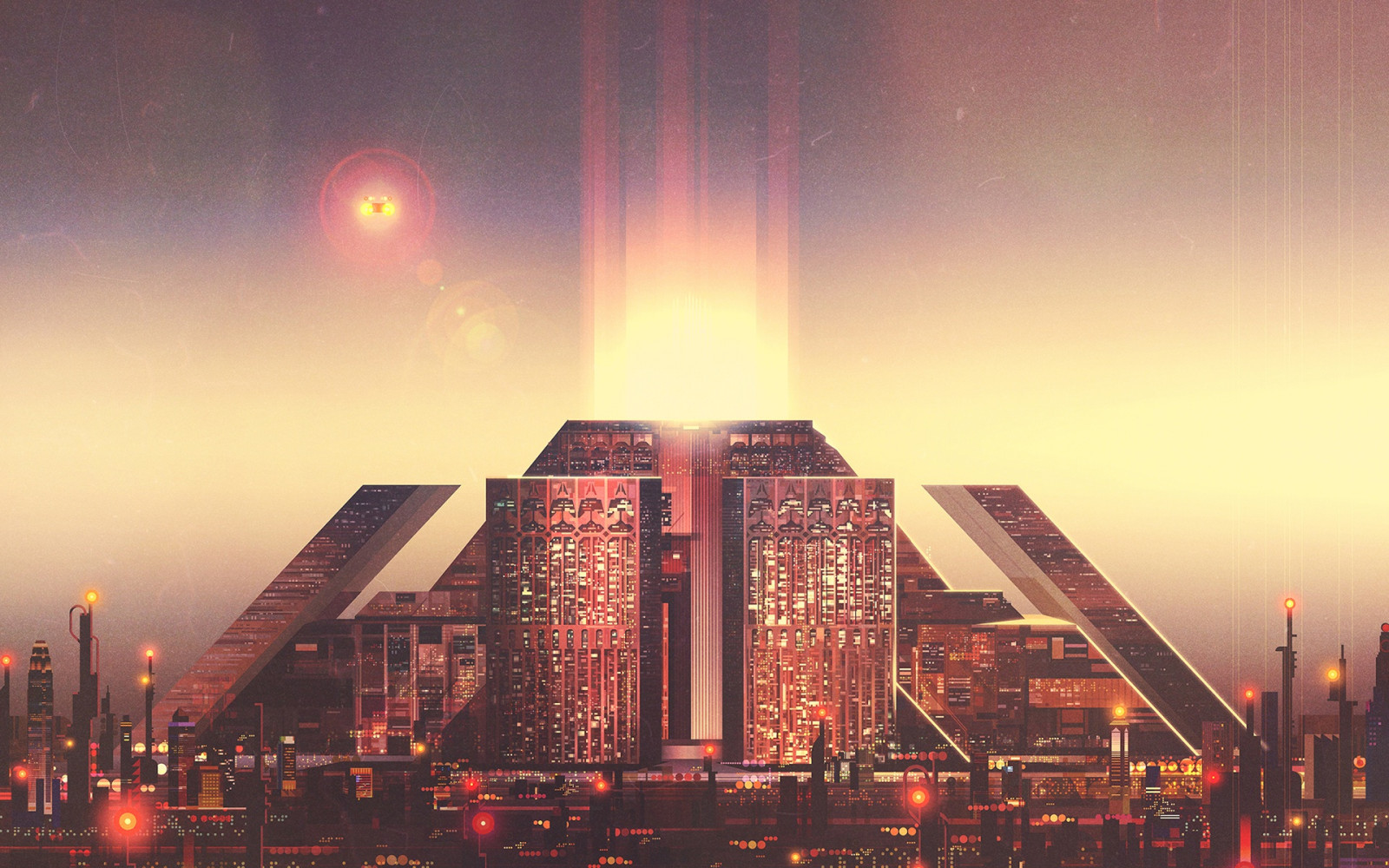 デスクトップ壁紙 : 映画, ブレードランナー, 図, アートワーク, シティ, 未来都市 1920x1200 ...