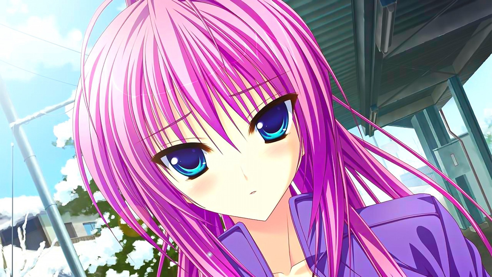 วอลเปเปอร์ : ภาพประกอบ, สาวอะนิเมะ, งานศิลปะ, สีชมพู, Hoshizora e ...