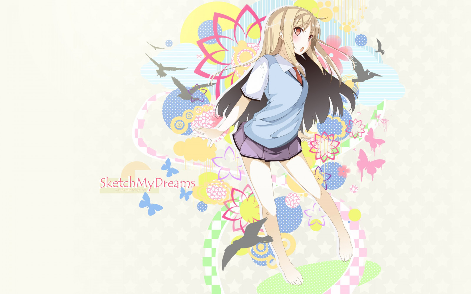 Papel De Parede Desenhando Ilustração Anime Meninas Anime Desenho