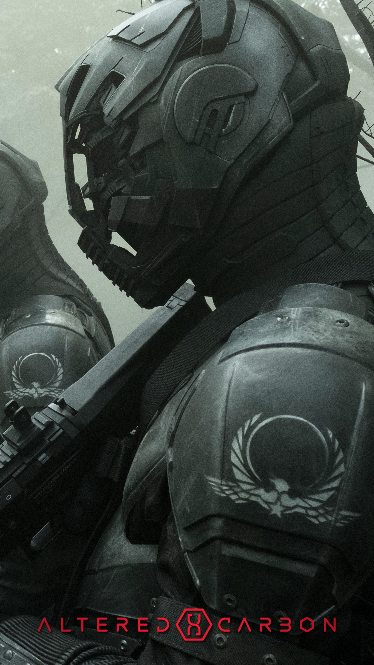 배경 화면 : Altered Carbon, 무기 1215x2160 - nobodyknowme - 1452981 - 배경 화면 ...