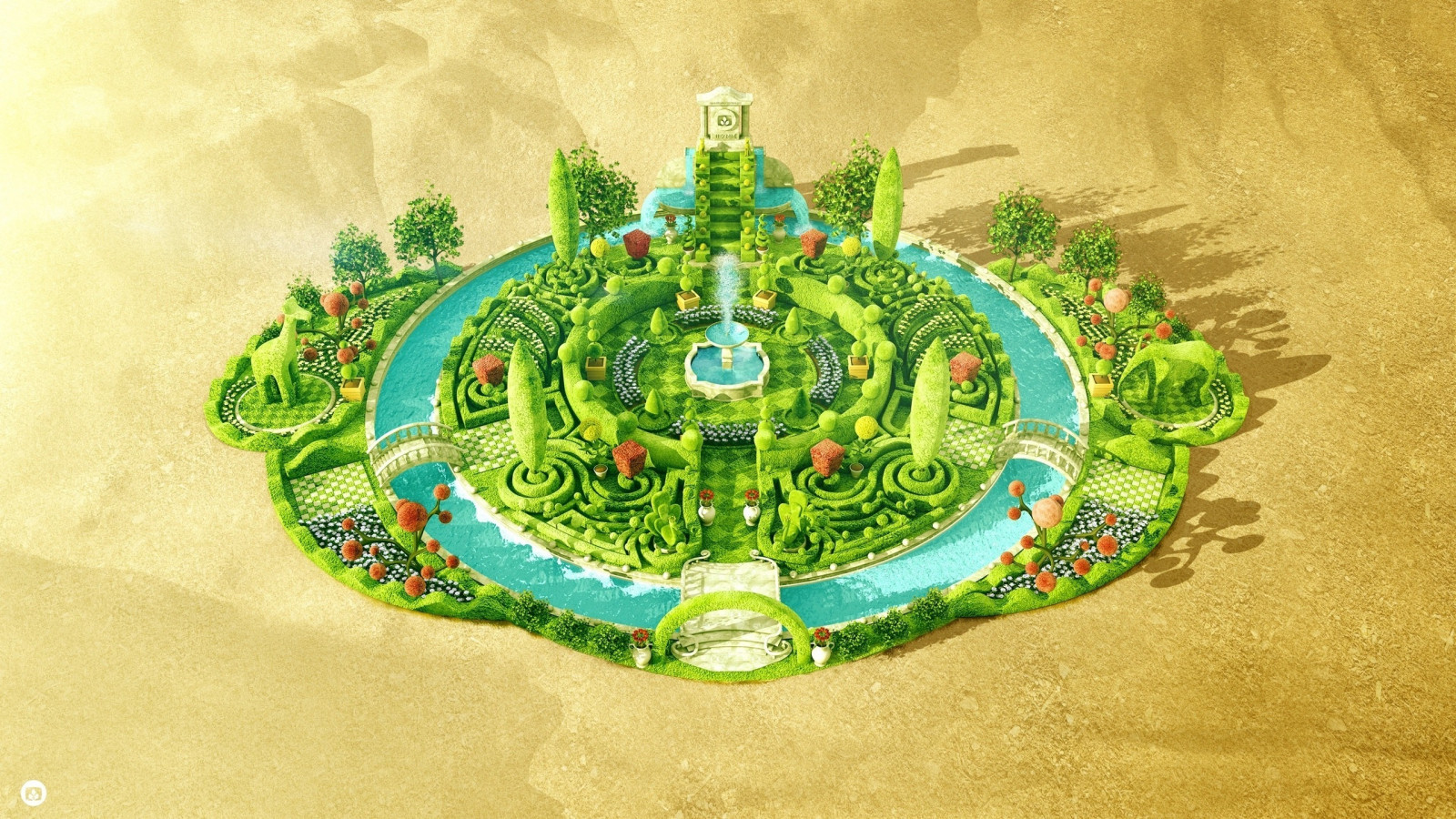 Ingyenes háttérképek : fák, rajz, ábra, digitális művészet, kert, víz ...