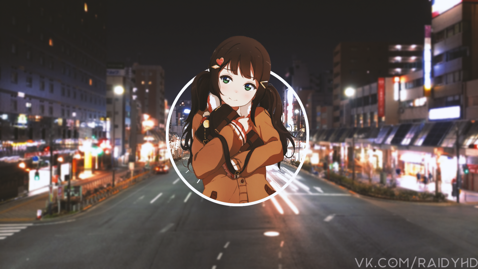 배경 화면 : 애니메이션 소녀들, picture in picture, Raidy hd 1920x1080 - smreko ...